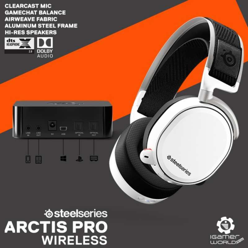 Jual Arctis Pro Wireless White Wireless Gaming Headset Original di ...