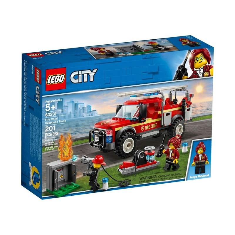 Jual LEGO City 60231 Fire Chief Response Truck Blocks & Stacking Toys ...