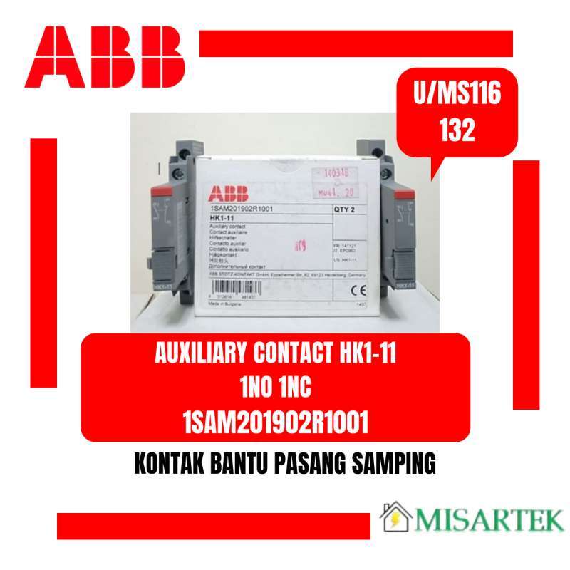 Jual ABB Auxiliary Contact HK1-11 | 1SAM201902R1001 | Original Product di Seller MISARTEK Store ...