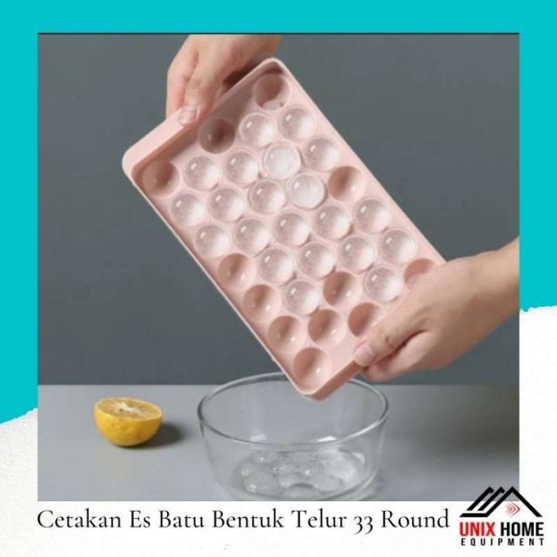 Jual Cetakan Es Batu Bentuk Telur 33 Round Cetakan Es Batu Jelly Bulat