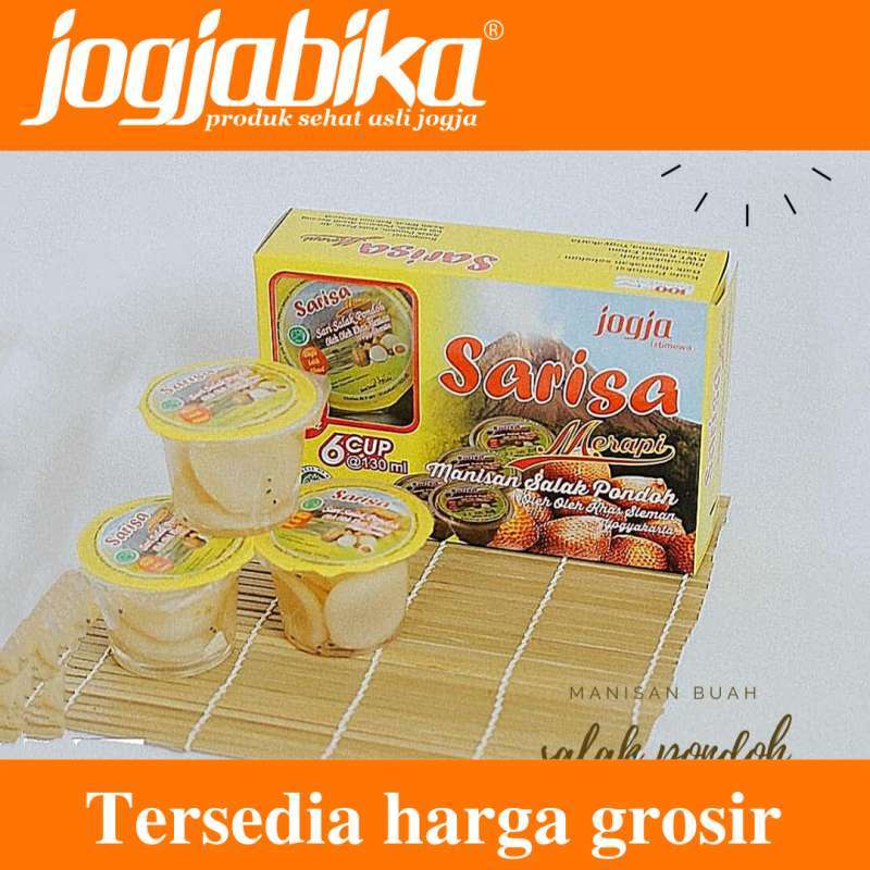 Jual Manisan Buah Salak Pondoh Biji Selasih Pewarna Alami Secang Sarisa ...