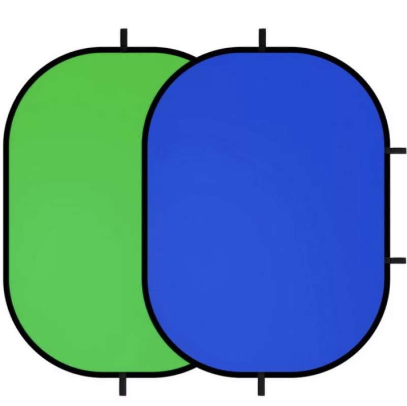 Jual Selens 150x200cm Green Blue Oval Reflector Backdrop Screen ...