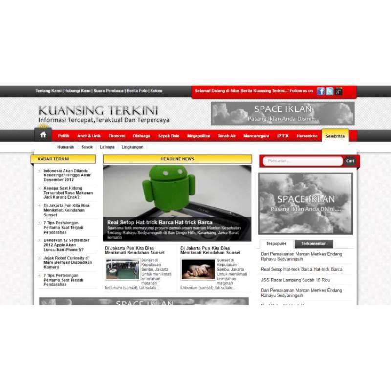 Jual Source Code Aplikasi Website Portal Berita Menggunakan Php Dan ... Jual Source Code Aplikasi Website Portal Berita Menggunakan Php Dan ...