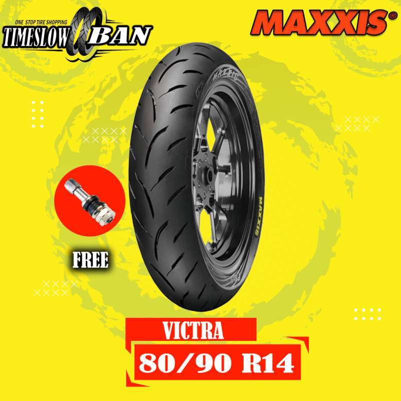 Promo Ban Motor Matic // Maxxis Victra 80/90 Ring 14 Tubeless Diskon 50 ...