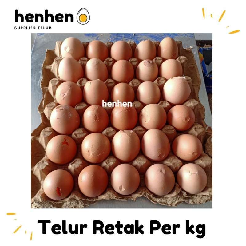 Jual Telur Ayam Retak Siap Pakai Per kg di Seller HEN MART - Cempaka ...