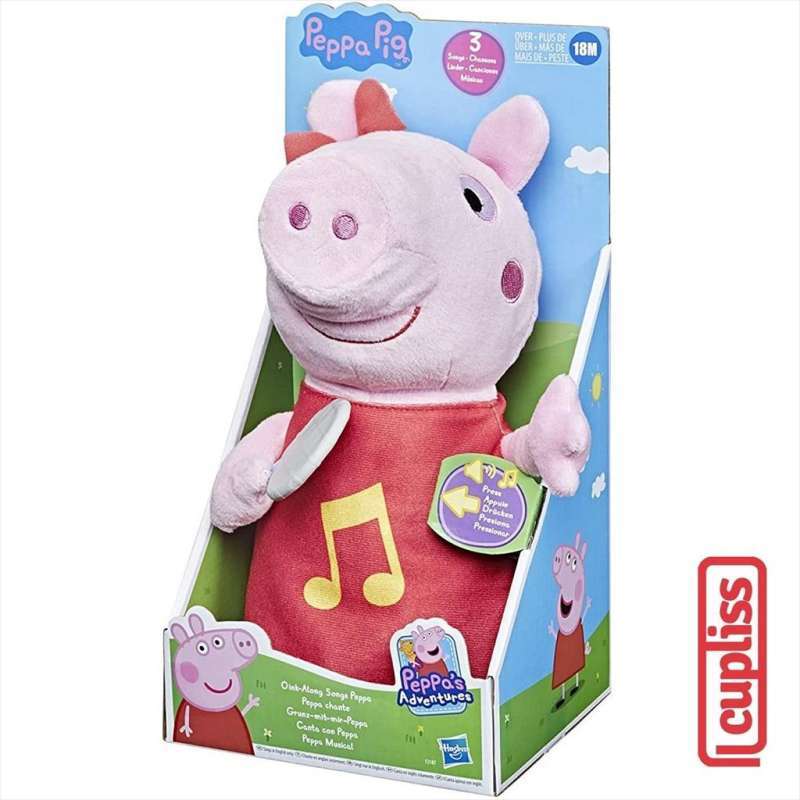 Jual Hasbro Peppa Pig F2187 Pep Oink Along Songs Singing Plush Doll di ...