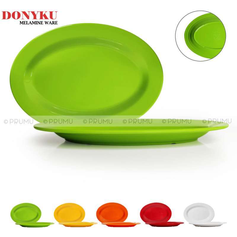 Promo Piring Oval Melamin 8 Inch - Piring Saji Melamine - Piring ...