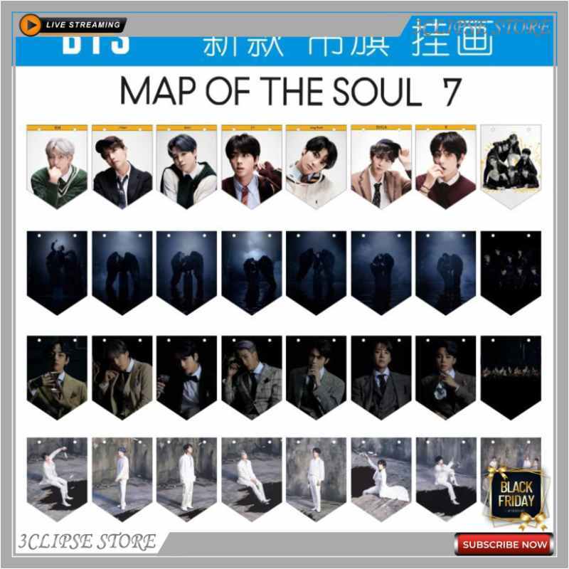Promo Map Of The Soul 7 Poster Hd Gantung Dinding Diskon 34% di Seller ...
