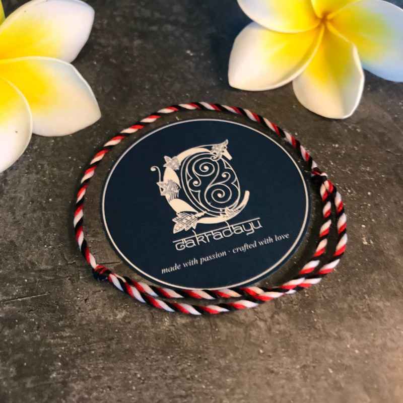 Jual Gelang Tridatu Polos asli khas Bali Original - Polyester 1mm - XL ...
