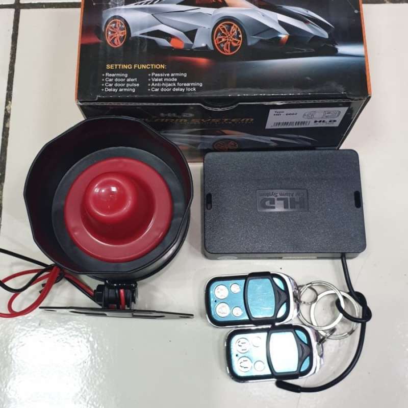 Jual BEST PROMO ALARM MOBIL UNIVERSAL HLD MODEL REMOT SLEDING di Seller ...