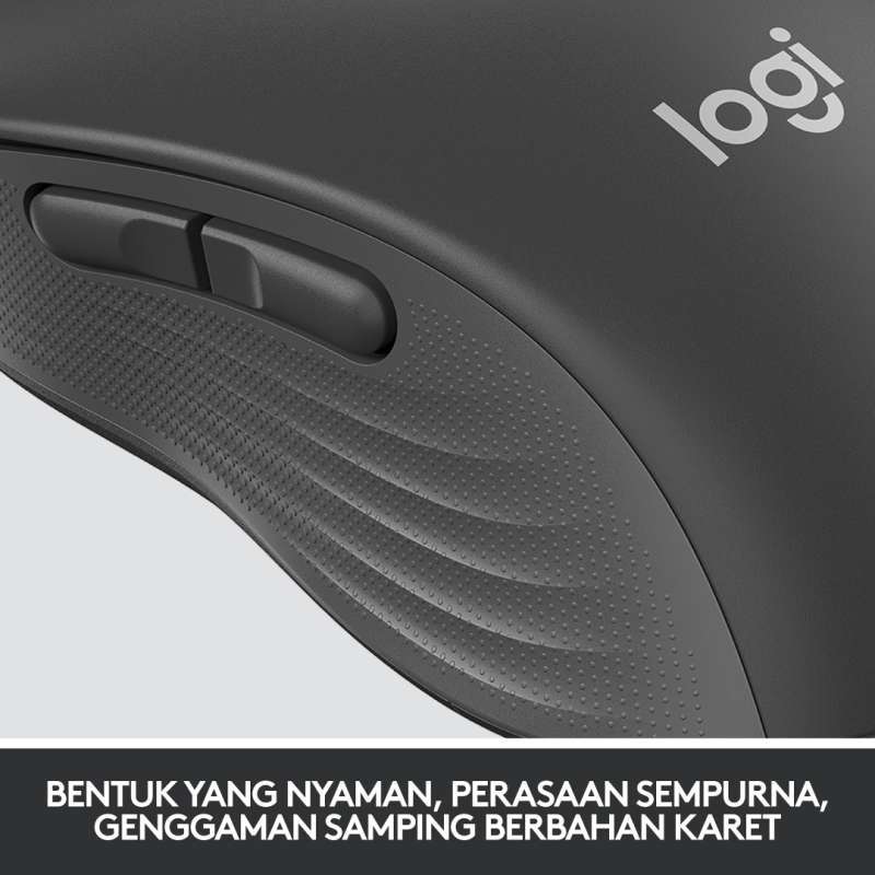 Promo Logitech Signature M650 L Mouse Wireless Bluetooth Silent Full Size Graphite Diskon 35% Di ...