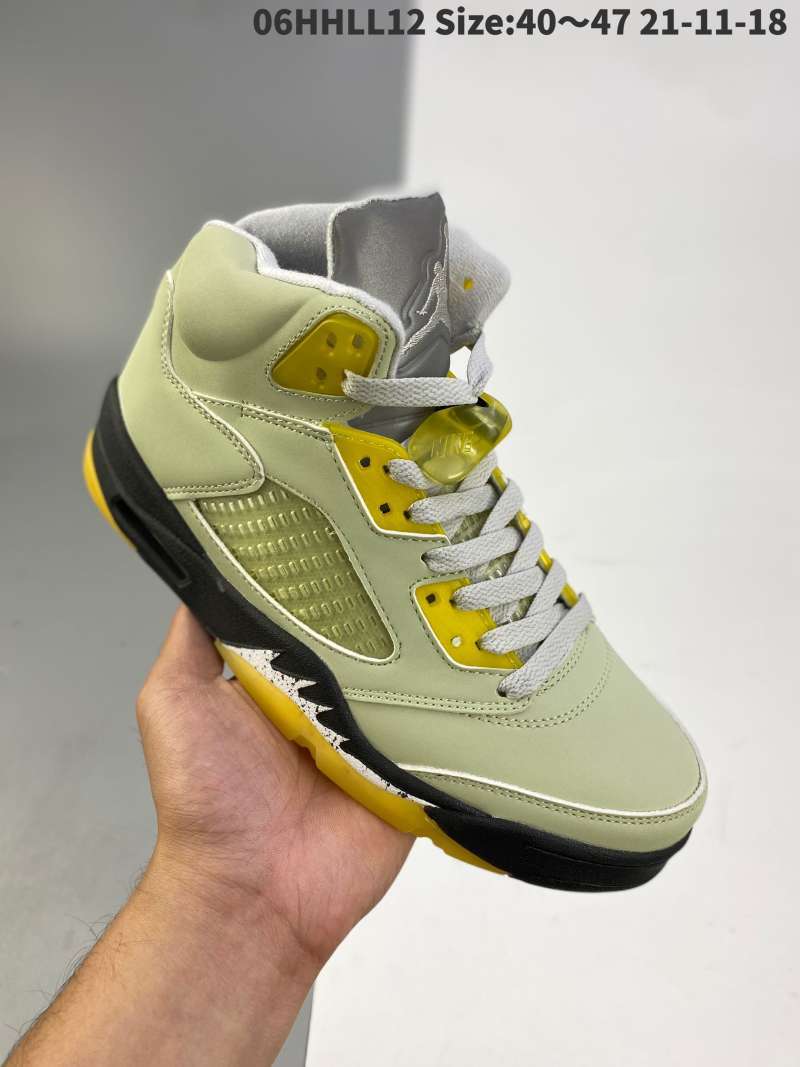 Jual Nike Air Jordan 5 Jade Horizon High Top Light Matcha Green Aj5 ...
