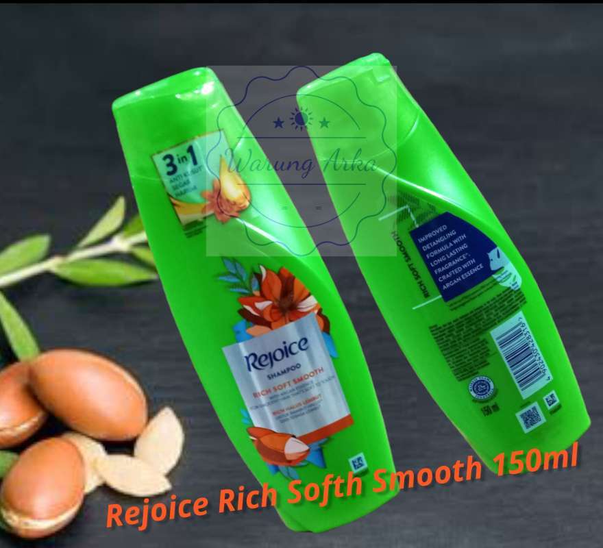 Jual Rejoice Shampo 3-in-1 Rich Soft Smooth 150ml Anti Kusut di Seller Warungnya Arka - Gebang ...