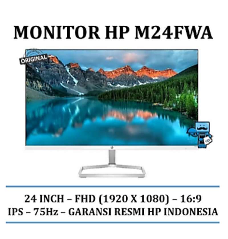 Jual Monitor LED HP 24 inch M24FWA FHD / IPS - Garansi Resmi di Seller ...