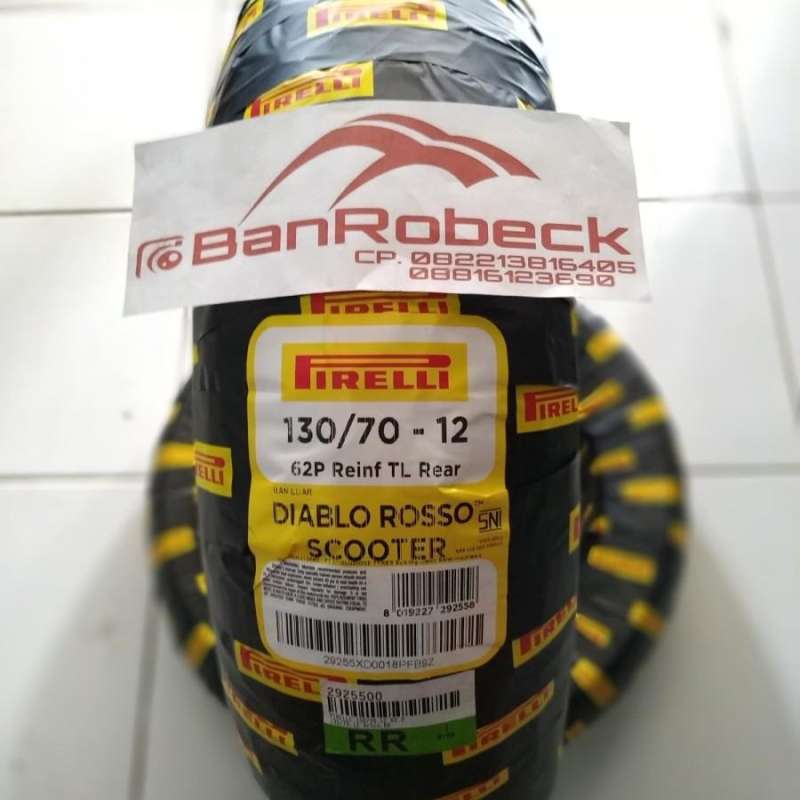 Jual Pirelli Diablo Rosso Scooter 130/70-12 vespa, piaggio,z125 di Seller BanRobeck - Margahayu ...