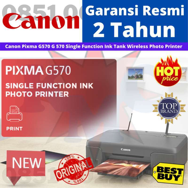Jual Canon PIXMA G570 G 570 WiFi Printer Canon Ink Tank Foto Printer di ...
