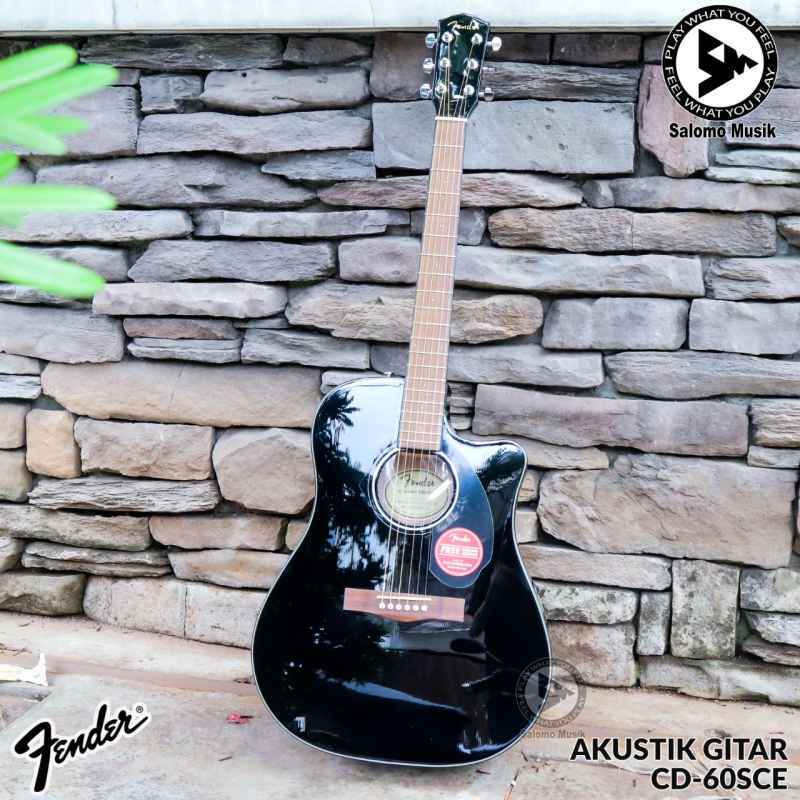 Jual Gitar Akustik Elektrik Fender Cd60sce Varian Warna Di Seller ...