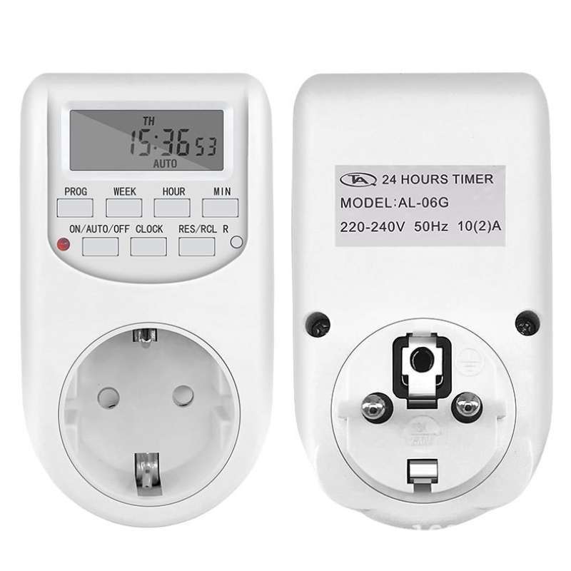 Jual Stop Kontak Listrik Digital Timer Switch Automatis Programmable Al ...