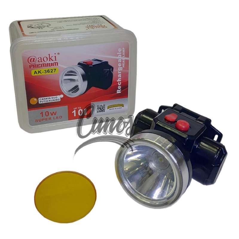 Jual Senter Kepala 10 Watt Aoki AK-3627 di Seller Cunos - Kota Jakarta ...