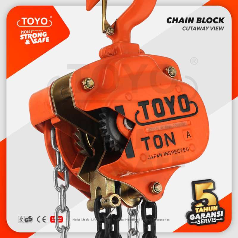 Jual Chain Block / Takel 5 Ton X 5 Meter Toyo Di Seller Toyohoist ...