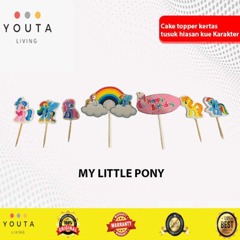 Jual CAKE TOPPER KERTAS TUSUK HIASAN KUE KARAKTER di Seller YOUTA-LIVING - Bakti Jaya, Kota ...