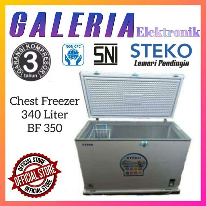 Promo BEST PROMO CHEST FREEZER STEKO BF 350 FREEZER BOX LEMARI PEMBEKU ...