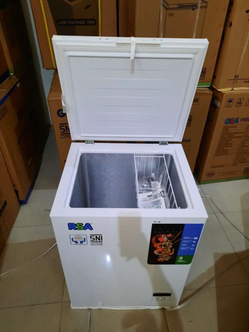 Promo RECOMMENDED RSA CHEST FREEZER CF 160 BOX 144L LEMARI PEMBEKU 144 ...