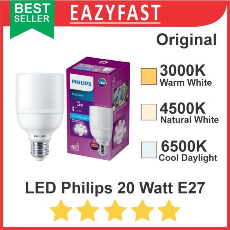 Jual Lampu Led Philips 20w 20 W Watt White Putih Warm Kuning Cool Ori ...