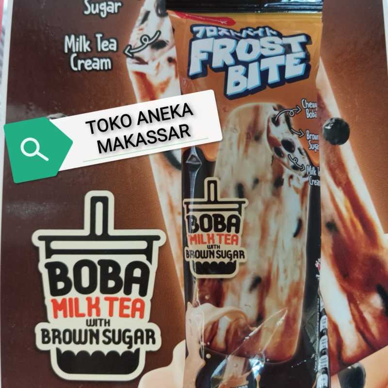 Jual Es krim glico boba milk tea brown sugar di Seller Toko aneka ...