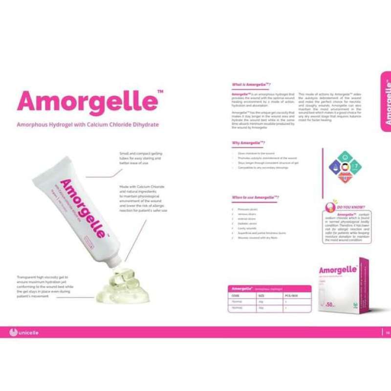 Jual Amorgelle 25gram atau 15gram cream luka diabetes unicelle di ...
