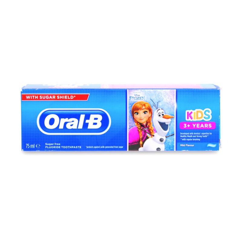 Jual Oral B Frozen Mild Flavour Kids Fluoride Toothpaste [75 mL] di ...