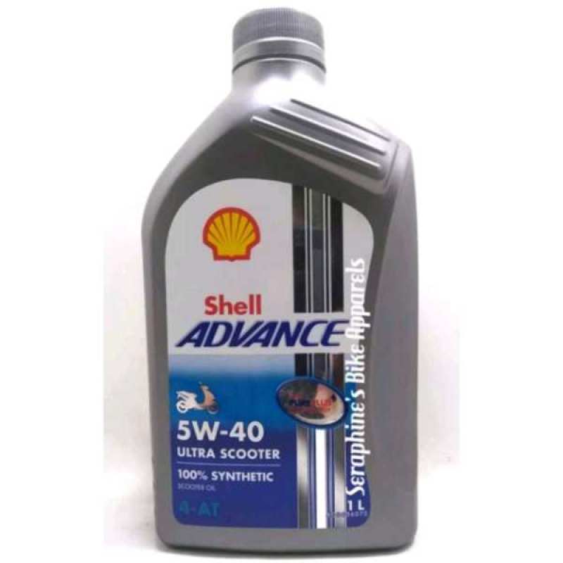 Jual Oli Shell Advance Ultra Scooter Matic 5w40 1l 100% Full Synthetic ...