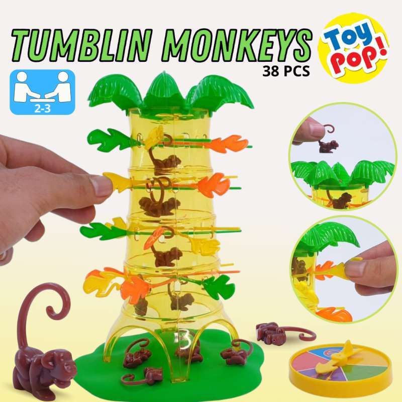 Jual Toypop! Mainan Keluarga Tumblin Monkeys Activate Games Seru Di ...