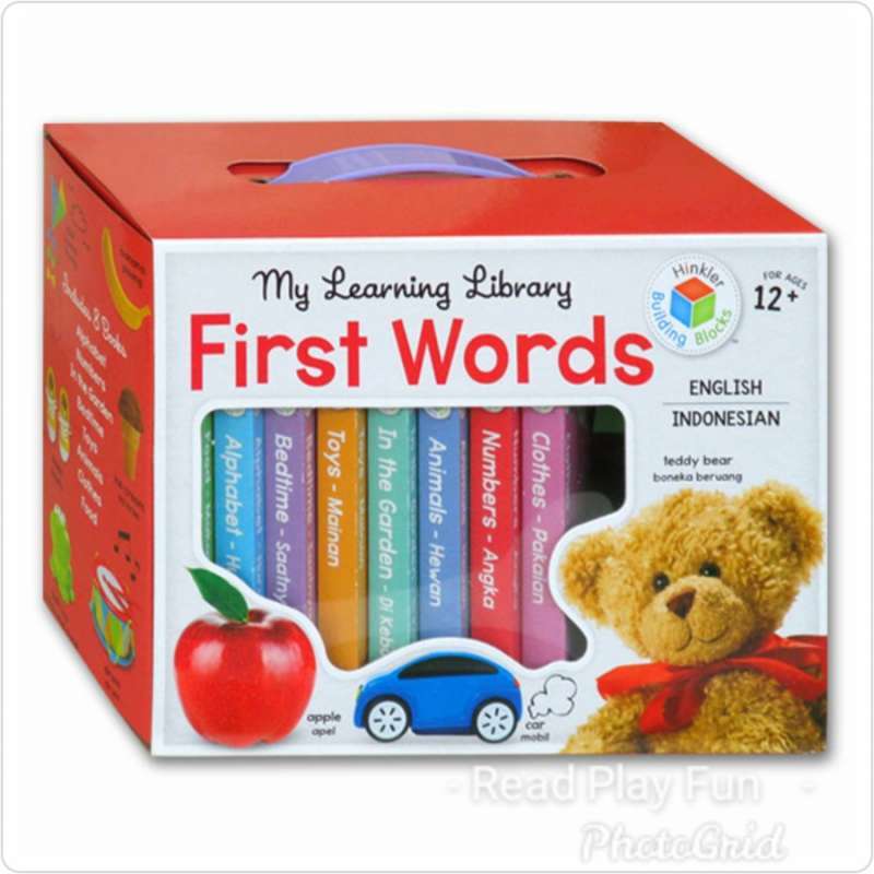 Jual Bilingual My Learning Library First Words (1 box isi 8 board books ...