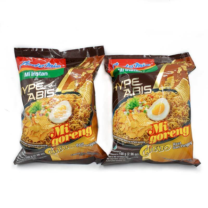 Jual Indomie Hype Abis Mi Goreng Rasa Chitato Sapi Panggang Mie Instan ...