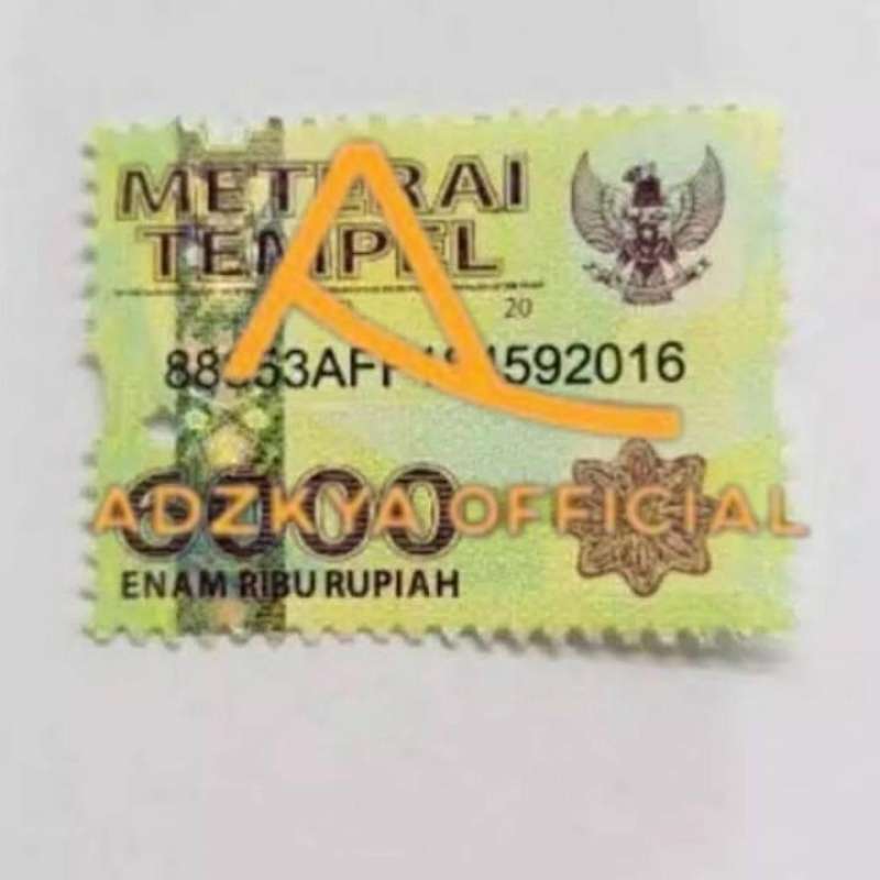 Jual Perangko 6000 Asli ( enam ribu ) di Seller Adzkya Store - Kapuk ...