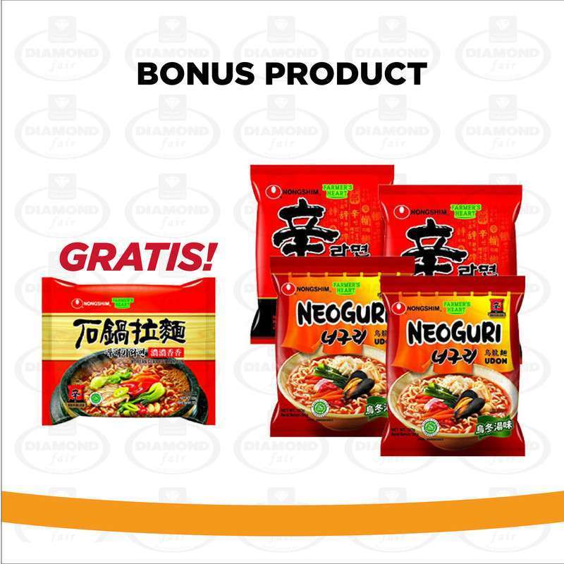 Jual NONGSHIM SHIN RAMYUN SPICY MUSHROOM, NEOGURI, CLAY POT RAMYUN ...