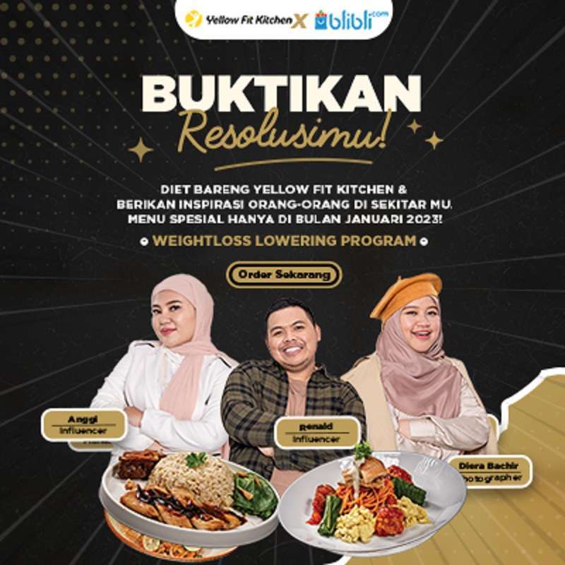 Jual Yellowfit Kitchen Promo Weekly Lunch and dinner di Seller ...