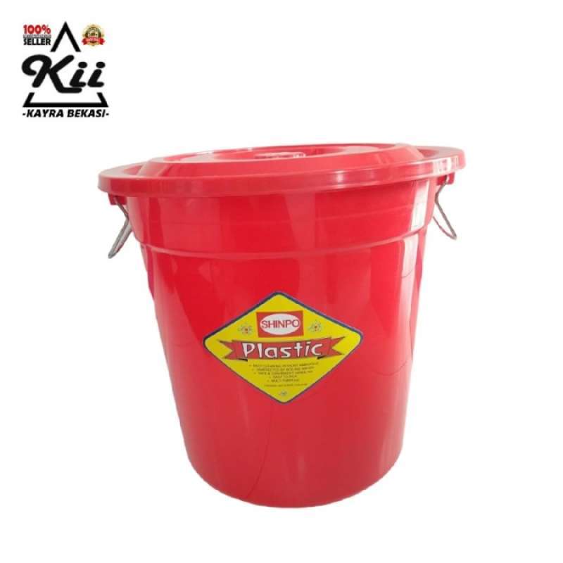 Promo BEST PROMO SHINPO EMBER TUTUP 40 LITER - SHINPO EMBER PLASTIK ...