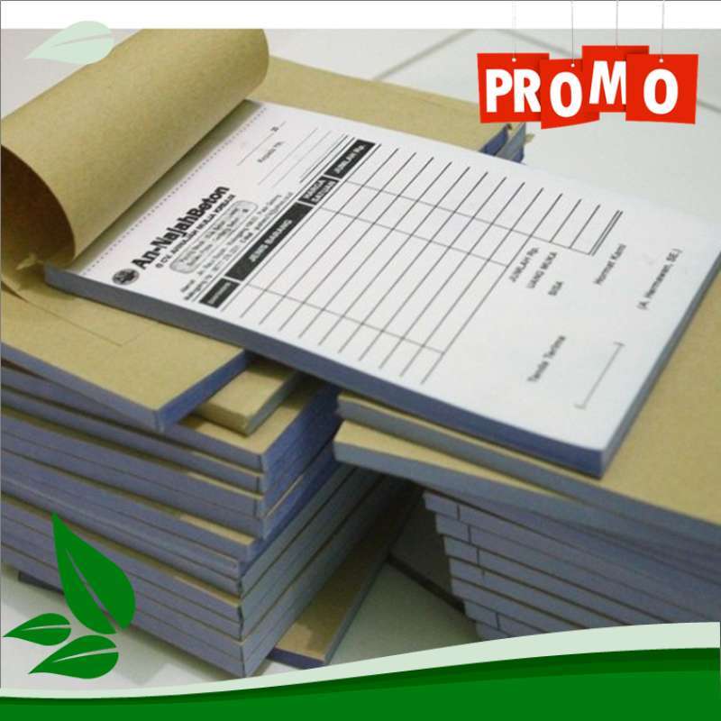 Jual Cetak Nota/nota 2ply Ukuran 1 Folio Perforasi Free Design ...