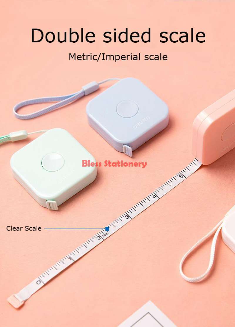 Jual Deli Meteran Bahan Meteran Baju Meteran Kain Badan Mini Measuring ...