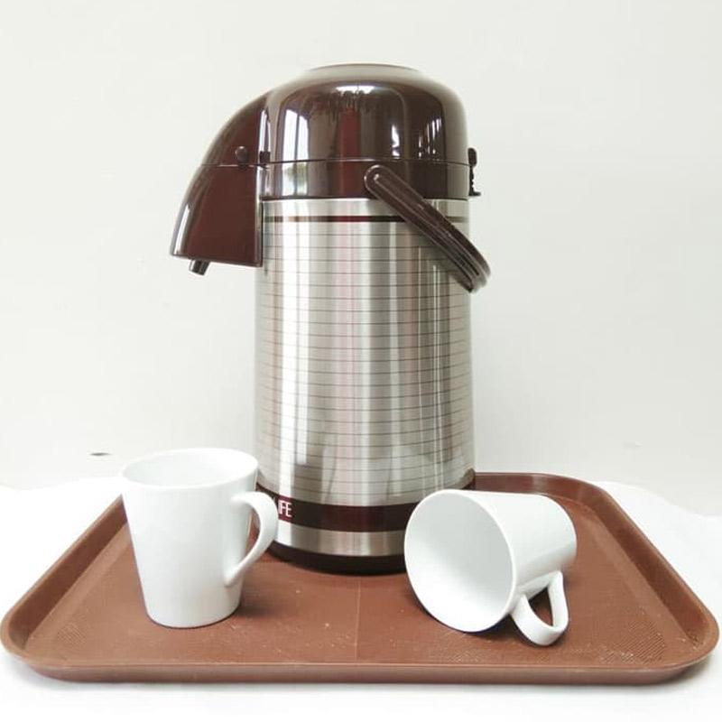 Jual Sigma Motif Garis Vacum Jug Termos Pom - Silver Brown [2.5 L] di ...