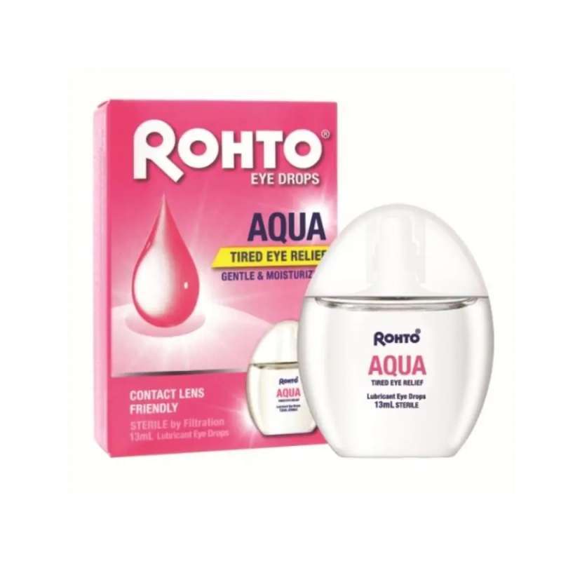 Rohto Eye Drops Aqua 13 Ml Lengkap Harga Terbaru Juni 2024 | Blibli