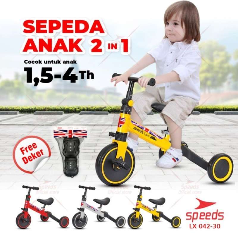 Jual Sepeda Anak Roda 3 2in1 Tricycle Sepeda Roda Tiga Hadiah Balance ...