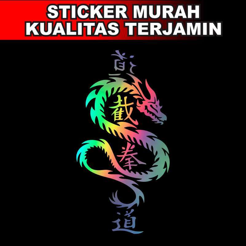 Jual Sticker Naga Jepang Sepeda Motor, Laptop Dan Mobil Nyala Kena ...