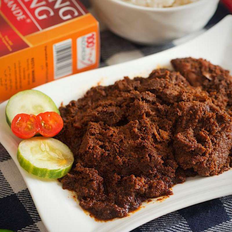 Jual Restu Mande Rendang Sapi Basah Original dan Spicy 125 gr - Rendang ...