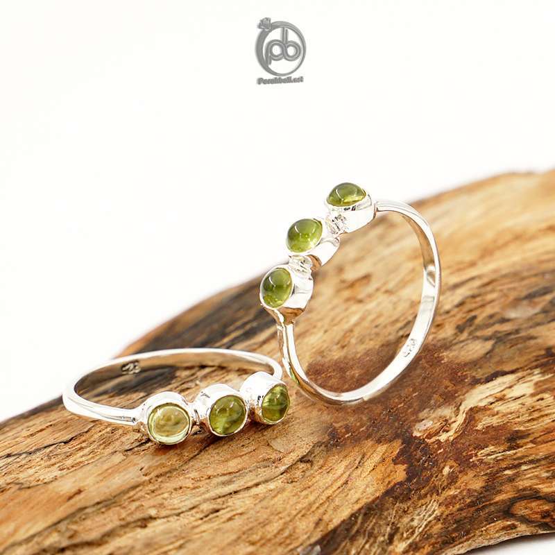 Jual Cincin Silver Wanita Perak Bali Asli 925 Natural Trio Green ...