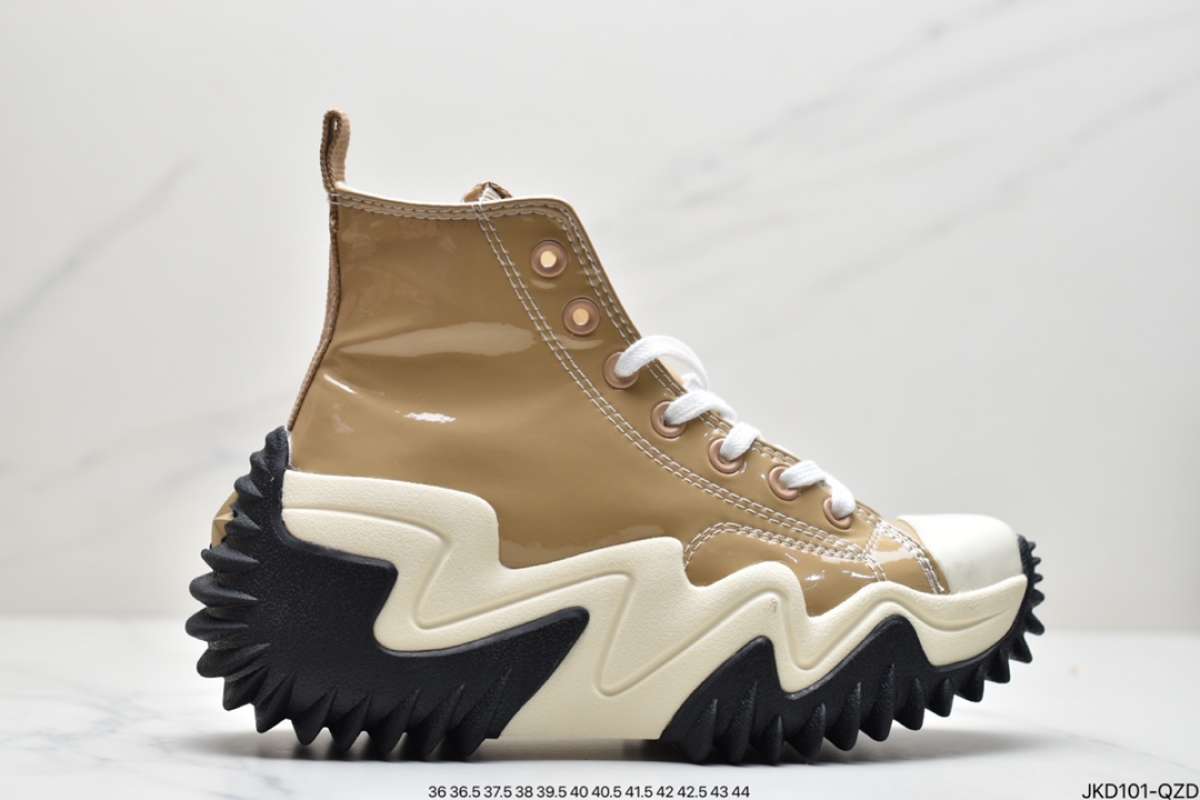 Jual Original Converse patent leather milk tea official CONVERSE run ...