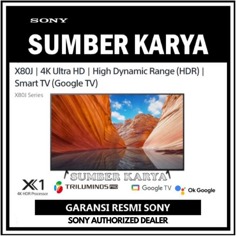 Jual Sony Bravia KD-55X80J 55 Inch UHD 4K HDR Smart Google Android LED ...