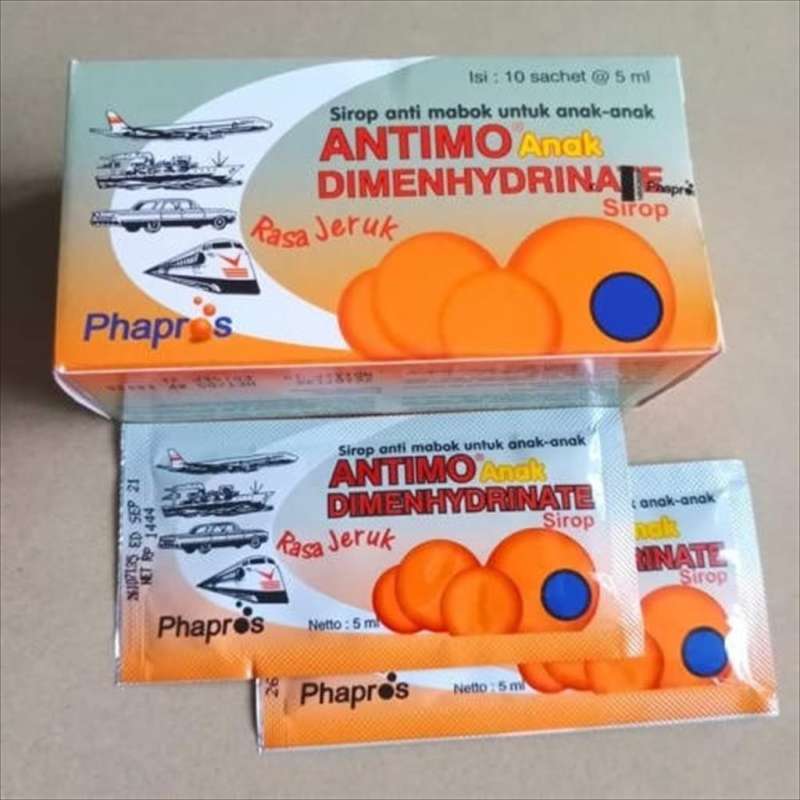 Jual Antimo Anak Cair Rasa Jeruk / 1 Box / Isi 10 Sachet Di Seller ...